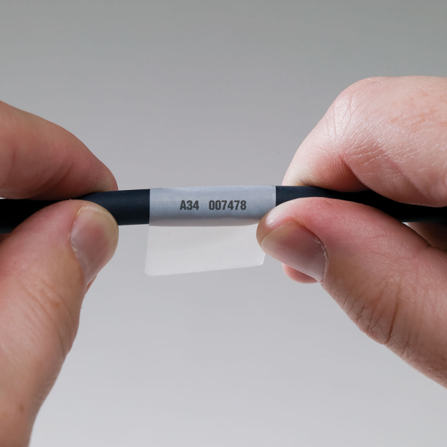 Self-laminating Wire Labels Brady B-427 Self-Laminating Vinyl Labels ...