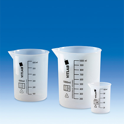 Buy BrandTech V110204, VITLAB ETFE Griffin Beaker with Black Graduation - Mega Depot