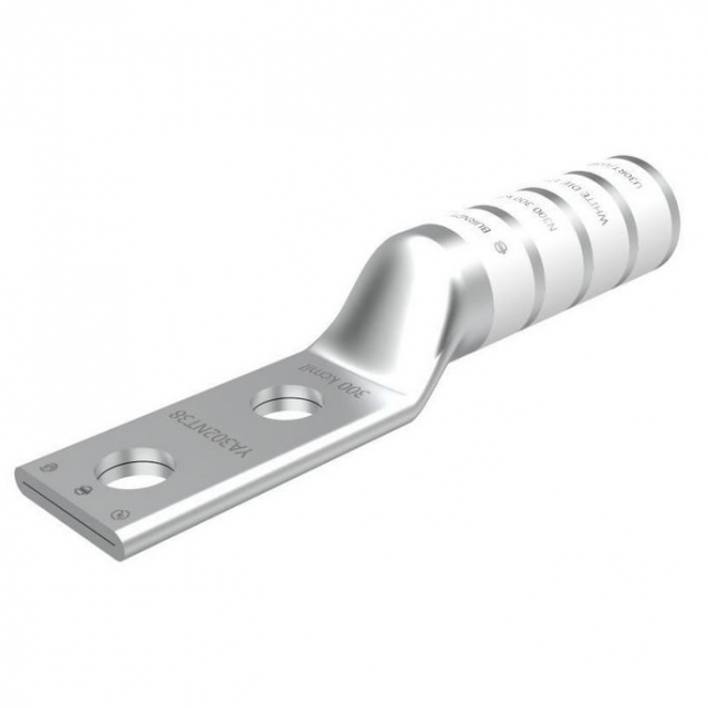 Buy Burndy YA302NT38, 3/8" Straight Copper Compression Terminal, White ...