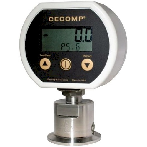 Buy Cecomp Electronics Series DSGB3, Digital Sanitary Pressure Gauge - Mega Depot