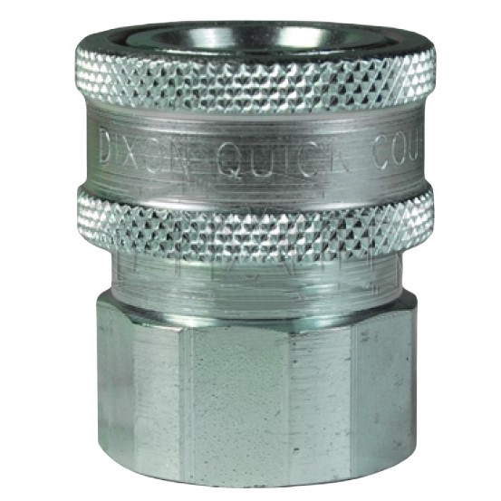 Buy Dixon Valve 4VF4-E-LS, V-Series 1/2" x 1/2" Unvalved Coupler, Steel ...