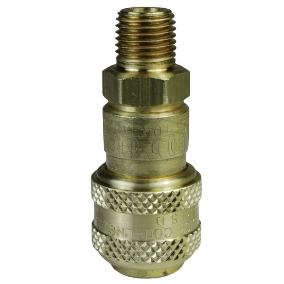 Buy Dixon Valve 3DM3-B-LS, D-Series 3/8" x 3/8" Male Threaded Coupler ...