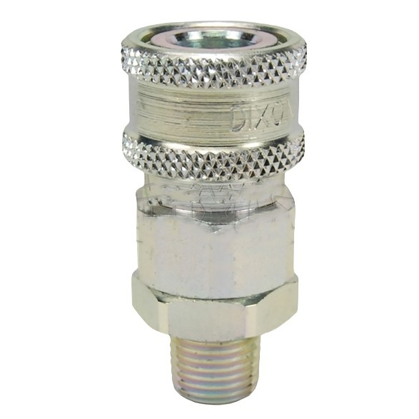 Buy Dixon Valve F-2VM2, V-Series 1/4" x 1/4" Valved Male Steel Coupler ...