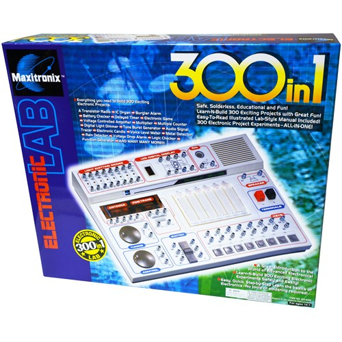 Buy Elenco MX-908, Maxitronix 300-in-1 Electronic Project Lab - Mega Depot