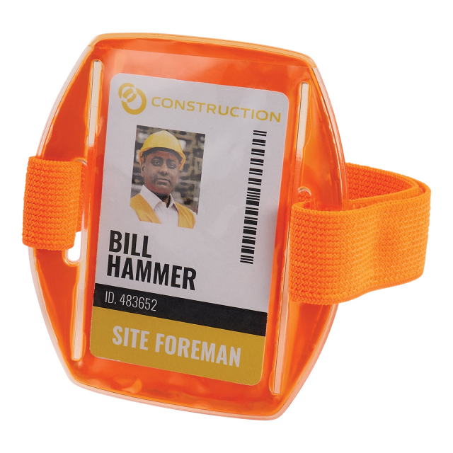 Buy Ergodyne 19972, Squids 3386 Vinyl Arm Band ID/Badge Holder Orange ...