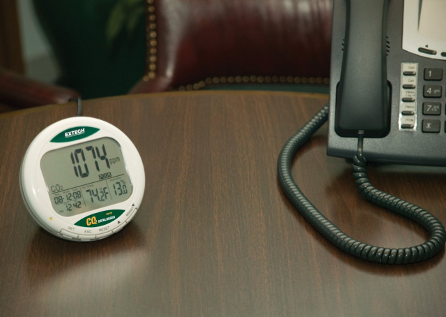 Buy Extech CO210, Desktop Indoor Air Quality CO2 Monitor/Datalogger ...