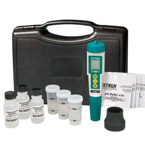 Buy Extech EC510, Waterproof ExStik II pH/Conductivity Meter Kit - Mega ...