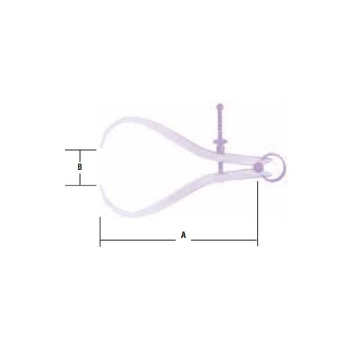 Buy General Tools 452-12, 12" Outside Caliper, (Pack of 2 pcs) - Mega Depot