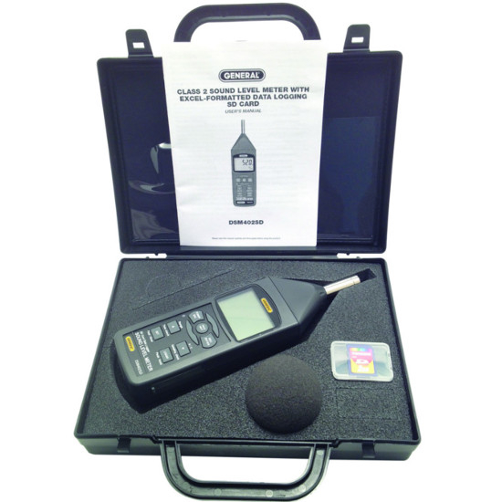 Buy General Tools DSM402SD, Class 2 Sound Level Meter - Mega Depot