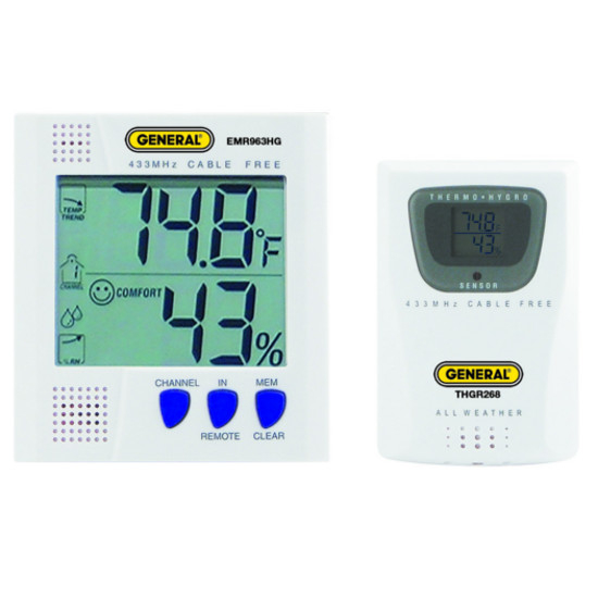 Buy General Tools EMR963HG, Temperature-Humidity Meter - Mega Depot