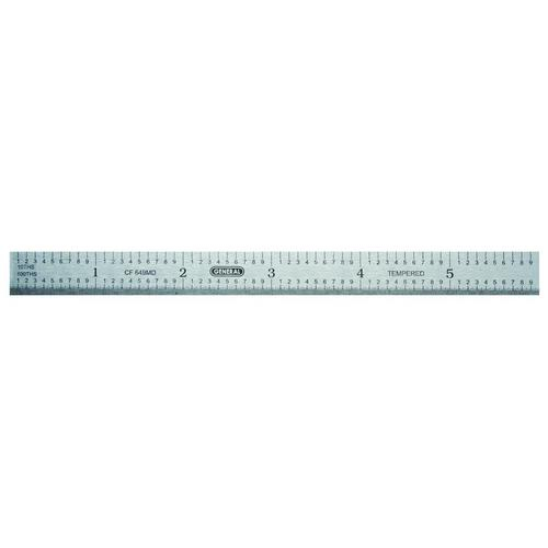 Buy General Tools CF649MD, Ultratest 6" Flexible Steel Rule, (Pack of 6 ...