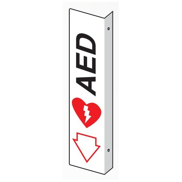 Buy GHS Safety DFS135P, Projected Sign "AED", 4" x 18" - Mega Depot