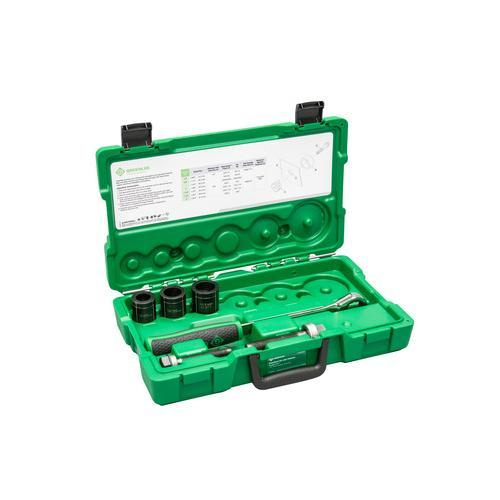 Buy Greenlee 7240SB, Knockout Kit with Ratchet and Slug-Buster - Mega Depot