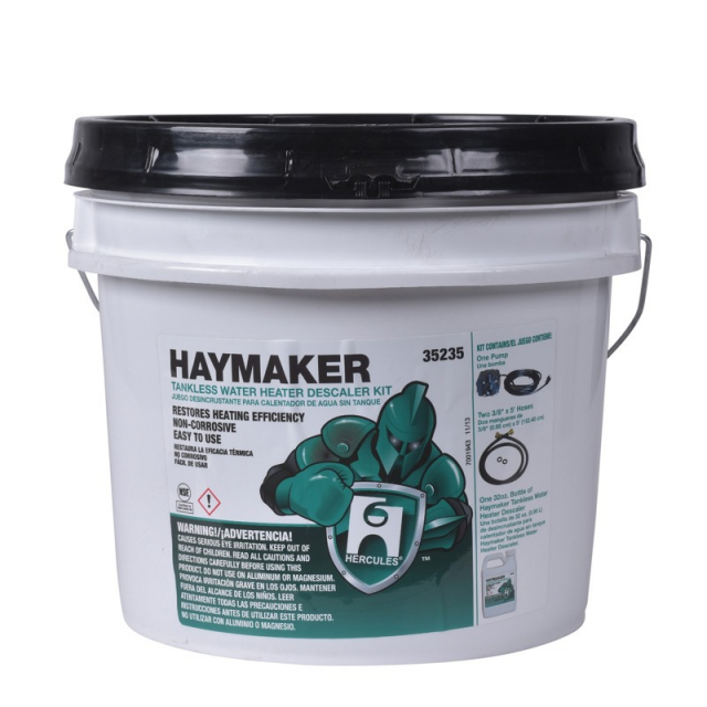 Buy Hercules 35235, Haymaker 1gal. Tankless Water Heater Descaler Kit ...