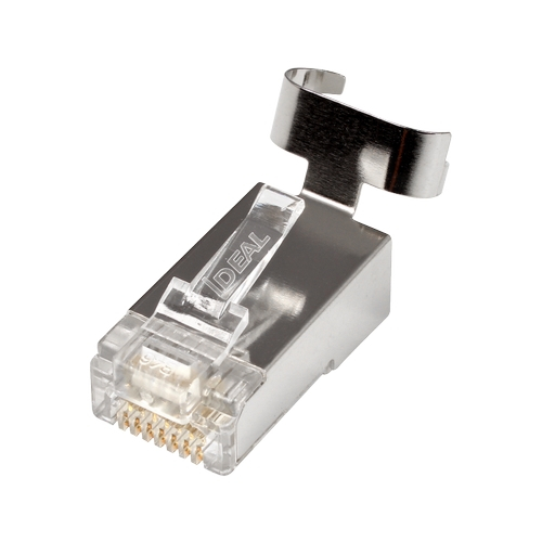 Buy Ideal 85-369, Shielded Feed-Thru Cat6A/6/5e Modular Plug, (Pack of ...