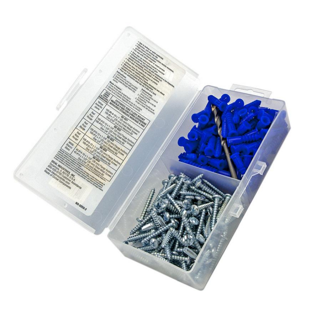 Buy Ideal 90-053, Flange-Type Plastic Anchor Kit - Mega Depot