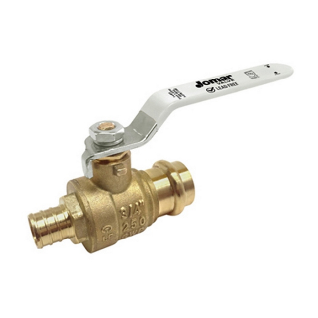 Buy Jomar 103-564PG, Lead Free Brass Ball Valve Press Connection 3/4 ...
