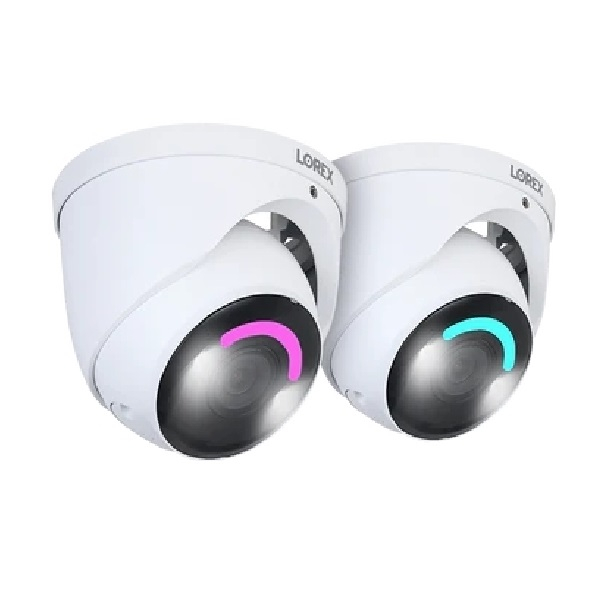 Buy Lorex E896DD-W-2PK, 2 x 4K IP Wired Dome Security Camera - Mega Depot