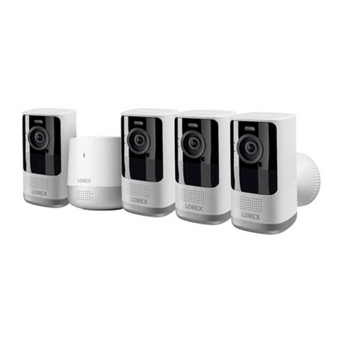 Buy Lorex H871T6D-4BA4-W, 2K Wire-Free Security System with 4 Cameras ...