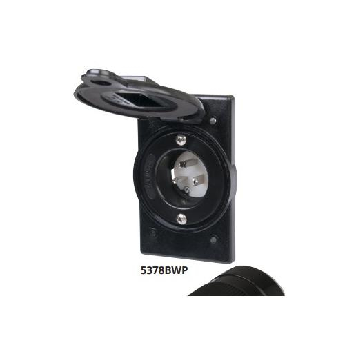 Buy Marinco 5378BWP, 20 Amp 120V AC Flanged Inlet Cover - Mega Depot