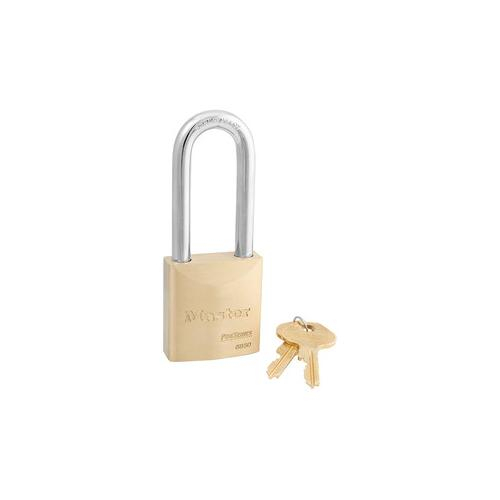 Buy Master Lock 6850LJNRLZ1HSK, ProSeries Brass Padlock, Hard Stamp Key ...