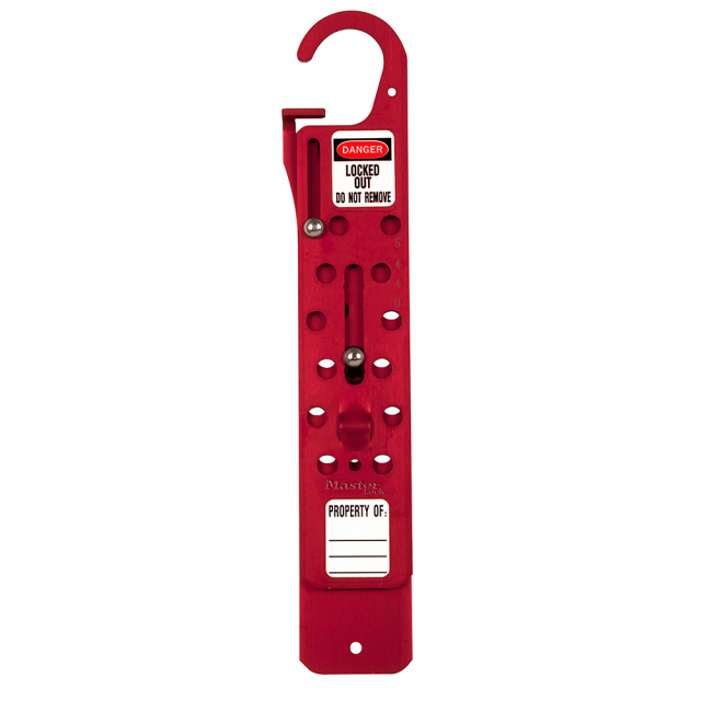 Buy Master Lock S440, 12-Hole Anodized Aluminum Sliding Hasp - Mega Depot