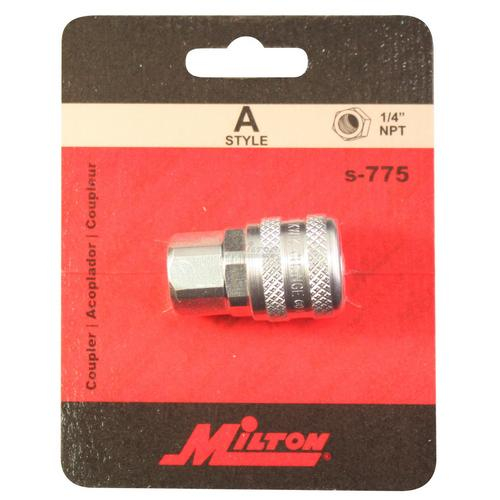 Buy Milton s-775, 1/4" FNPT A Style Coupler, Single Pack, (Pack of 10 ...