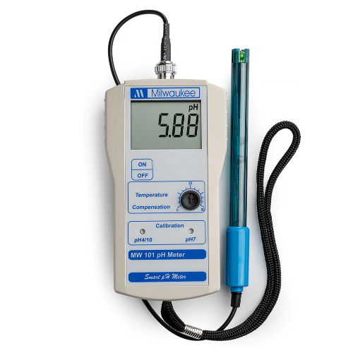 Buy Milwaukee MW101, Smart Portable pH Meter w/ Probe - MegaDepot
