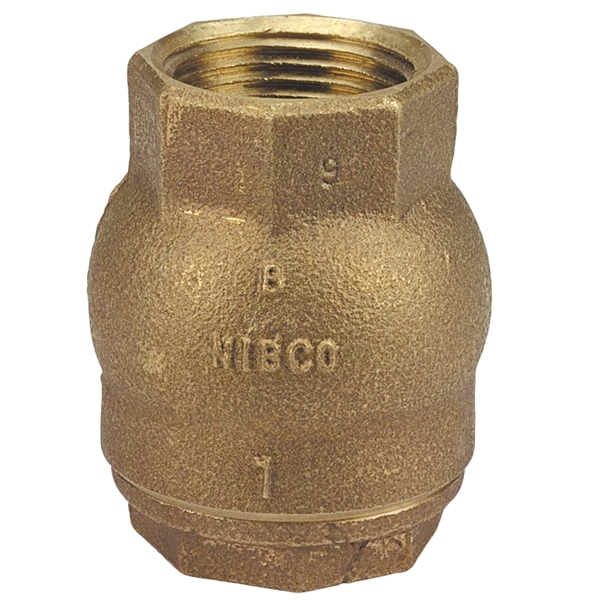 Buy NIBCO NL9318A, T480Y 1" Check Valve Bronze Ring PTFE Disc Threaded, (Pack of 10 pcs) - Mega ...