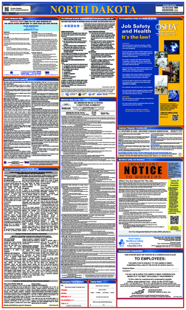 Buy NMC LLP-ND, Nevada Federal Labor Law Poster - Mega Depot