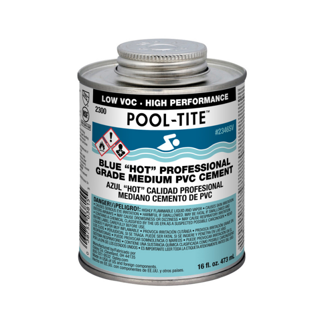 Buy Oatey 2346SV, 2300 Series Pool-Tite PVC Cement, 16 oz., (24 Packs ...