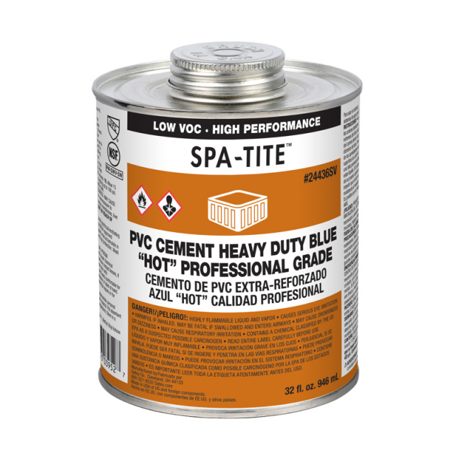 Buy Oatey 24436SV, Spa-Tite PVC Heavy Duty Clear Cement, 32 oz., (Pack ...