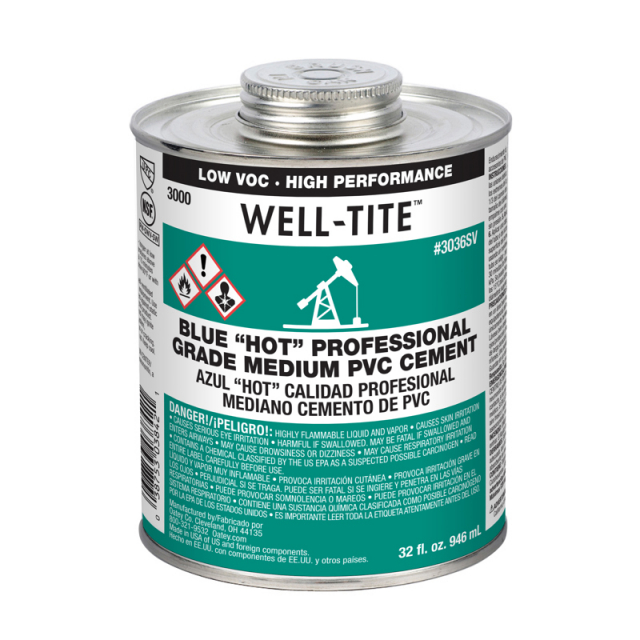 Buy Oatey 3036SV, 3000 Series Gallon Medium Body Hot Blue Cement, 32 oz ...