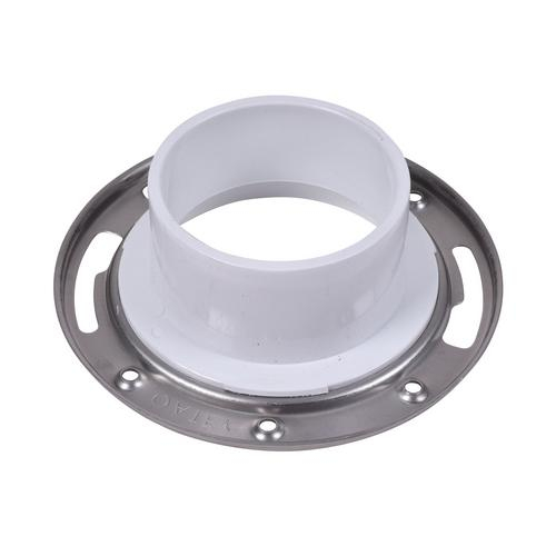 Buy Oatey 43495, 3"- 4" PVC Level Fit Closet Flange with Stainless ...