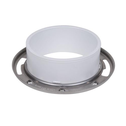Buy Oatey 43499, 4" PVC Level Fit Closet Flange with Stainless Steel ...