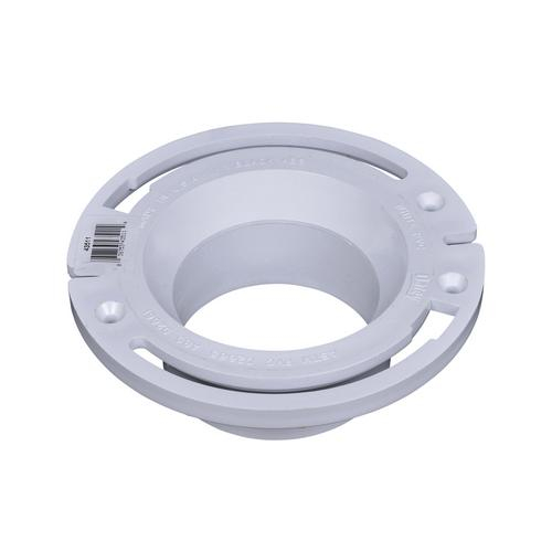 Buy Oatey 43511, 3"- 4" PVC Level Fit Closet Flange, Plastic, Long ...