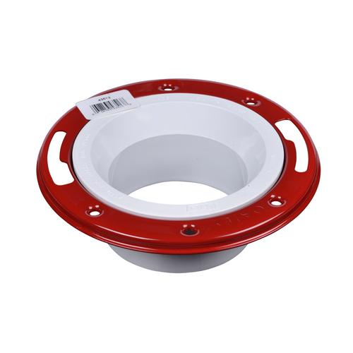 Buy Oatey 43513, 3"- 4" PVC Level Fit Closet Flange with Metal Ring ...