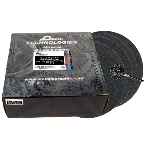 Buy Pace Technologies SIC-080P12-100, 12" 80 Grit SiC PSA Grinding ...