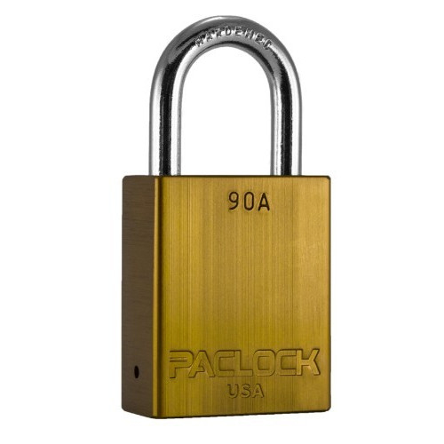 Buy PACLOCK 90A-1-3/16-GLD with GMK, 90A Al Rekeyable Padlock w/ GMK ...