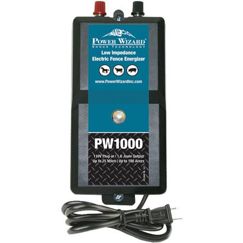 Buy Power Wizard PW1000XD, 1 Joule Electric Fence Charger with Led ...