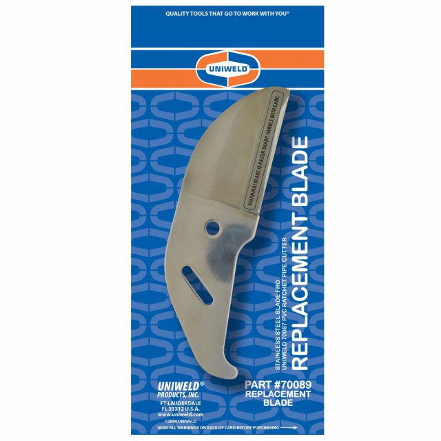 Buy Uniweld 70089, Replacement Blade for 70087 PVC Cutter - Mega Depot