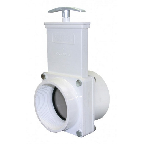 Buy Valterra 4309, PVC White FPT x Slip Ends Gate Valve w/ Paddle ...