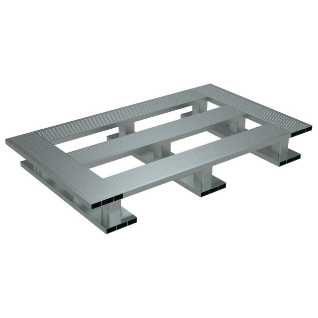 Buy Vestil AP-3624-SB, 36x24" Aluminum Half Skid Bottom Pallet - Mega Depot