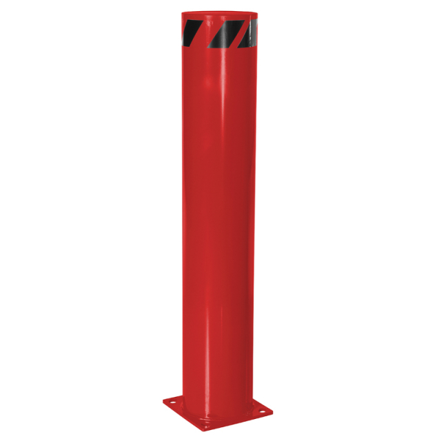 Buy Vestil BOL-48-8.5-RED, BOL Series 48" Red Bollard for Steel Pipe ...