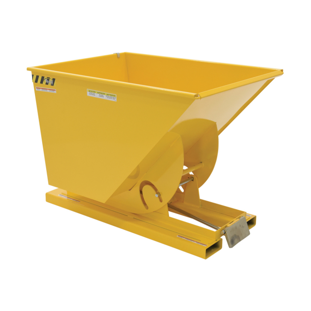 Buy Vestil D-100-HD-NB-YEL, Steel Heavy, Dump Hopper, Yellow - Mega Depot