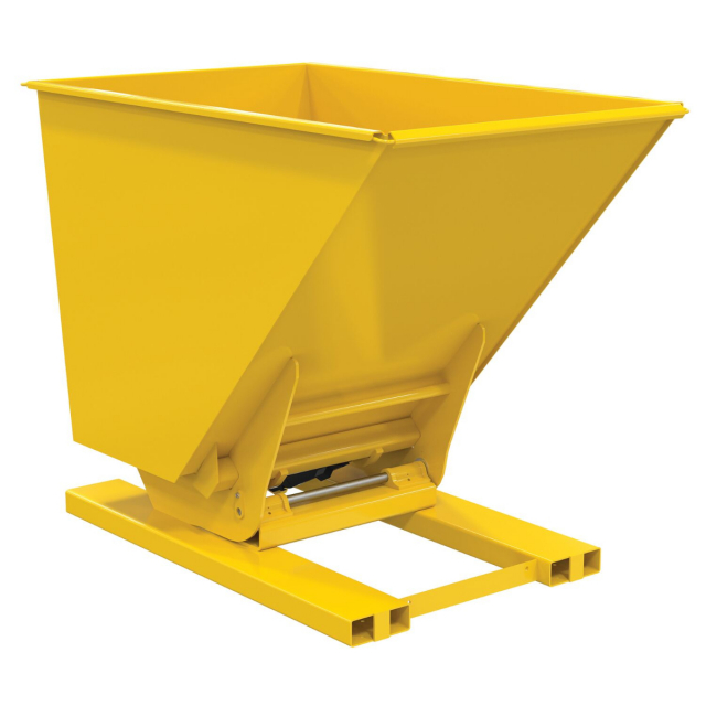 Buy Vestil D-150-HD-HYD-YL, Steel Heavy Duty Hydraulic Dumping, Yellow ...