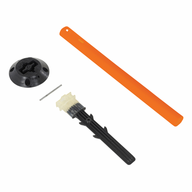 Buy Vestil FSP-36-O-PS, Permanent Sign Post with Base, 36" Height ...