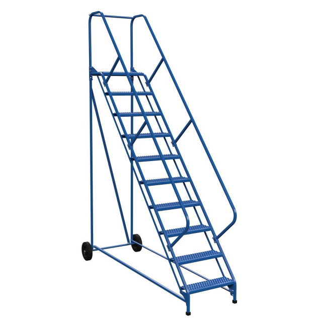 Buy Vestil LAD-RAF-10-24-G-EZ, Roll-A-Fold Ladder, Grip Strut, 10 Steps ...