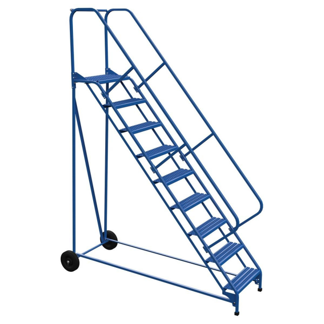 Buy Vestil LAD-RAF-9-24-G-EZ, Roll-A-Fold Ladder, Grip Strut, 9 Steps ...