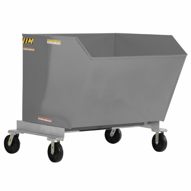 Buy Vestil P-HOP-1.5-GYSG, Portable Tilting Hopper 1-1/2 Cubic Yard ...